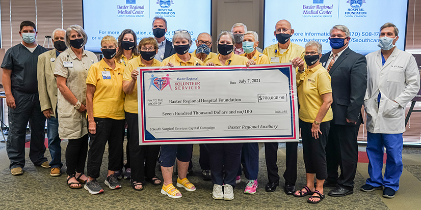 Baxter Regional Auxiliary Donation Kicks Off $1.7M Capital Campaign
