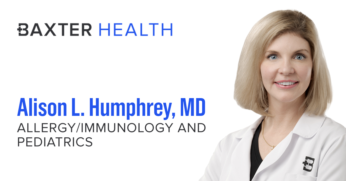 Baxter Health Welcomes Alison L. Humphrey, MD to our Medical Staff ...