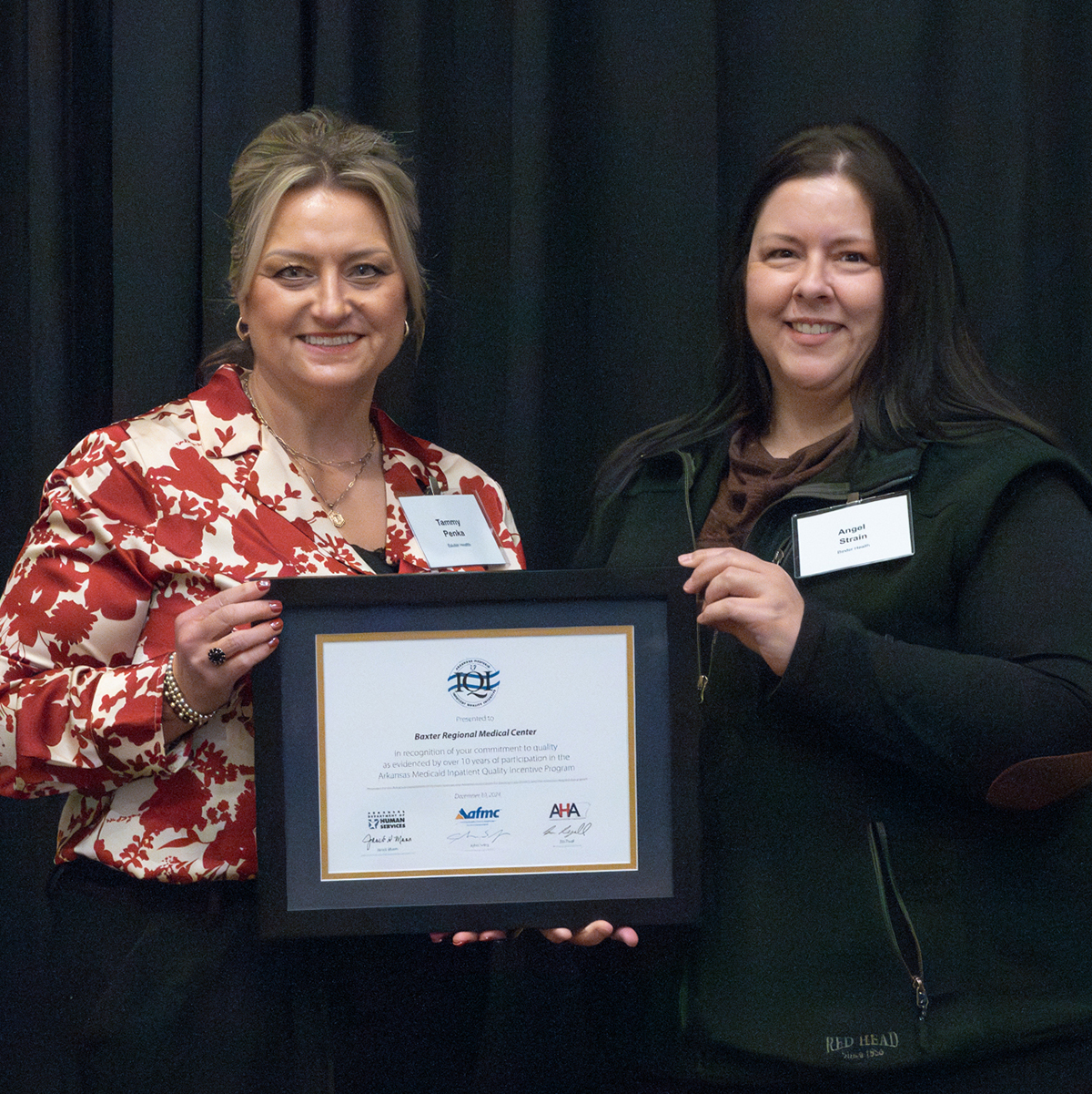 Baxter Health Receives Inpatient Quality Incentive Award by Arkansas ...